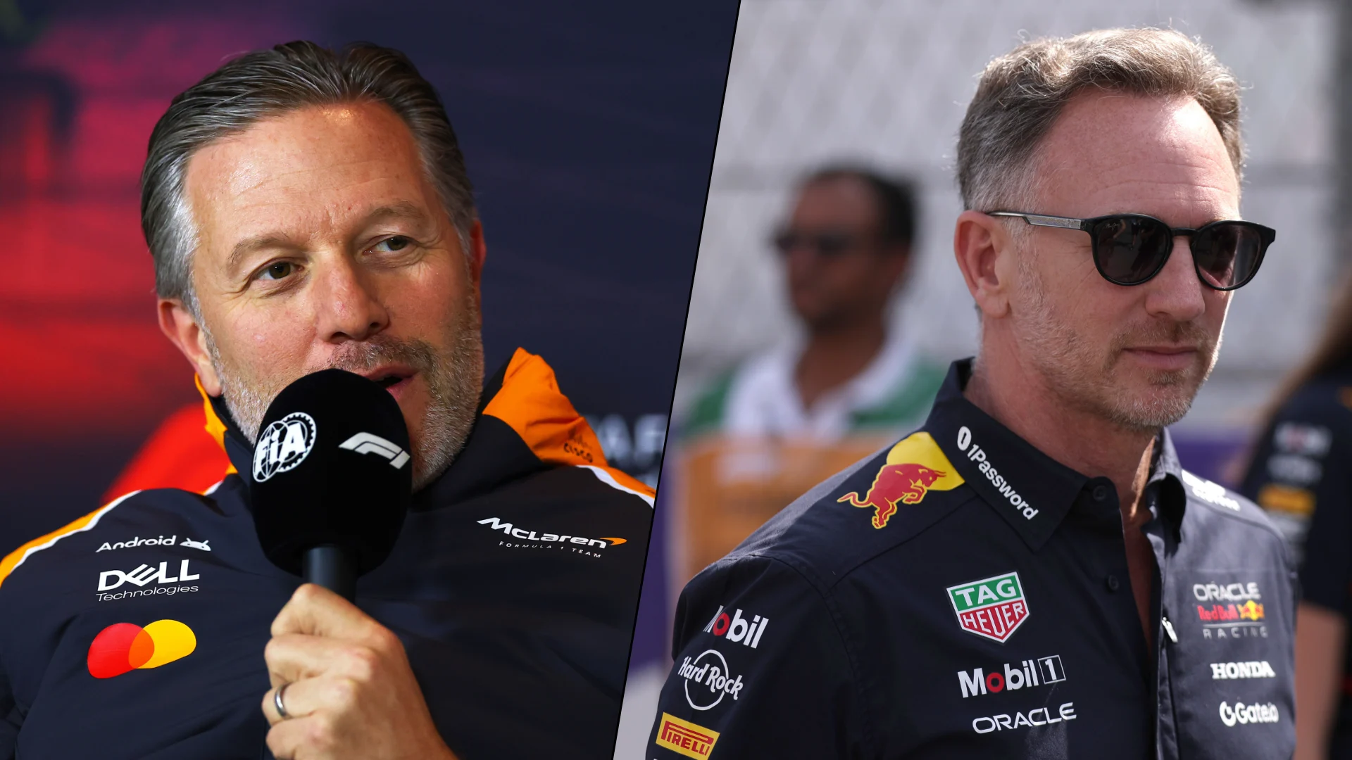 Zak Brown and Christian Horner share contrasting views on Verstappen’s penalty in Saudi Arabia ...